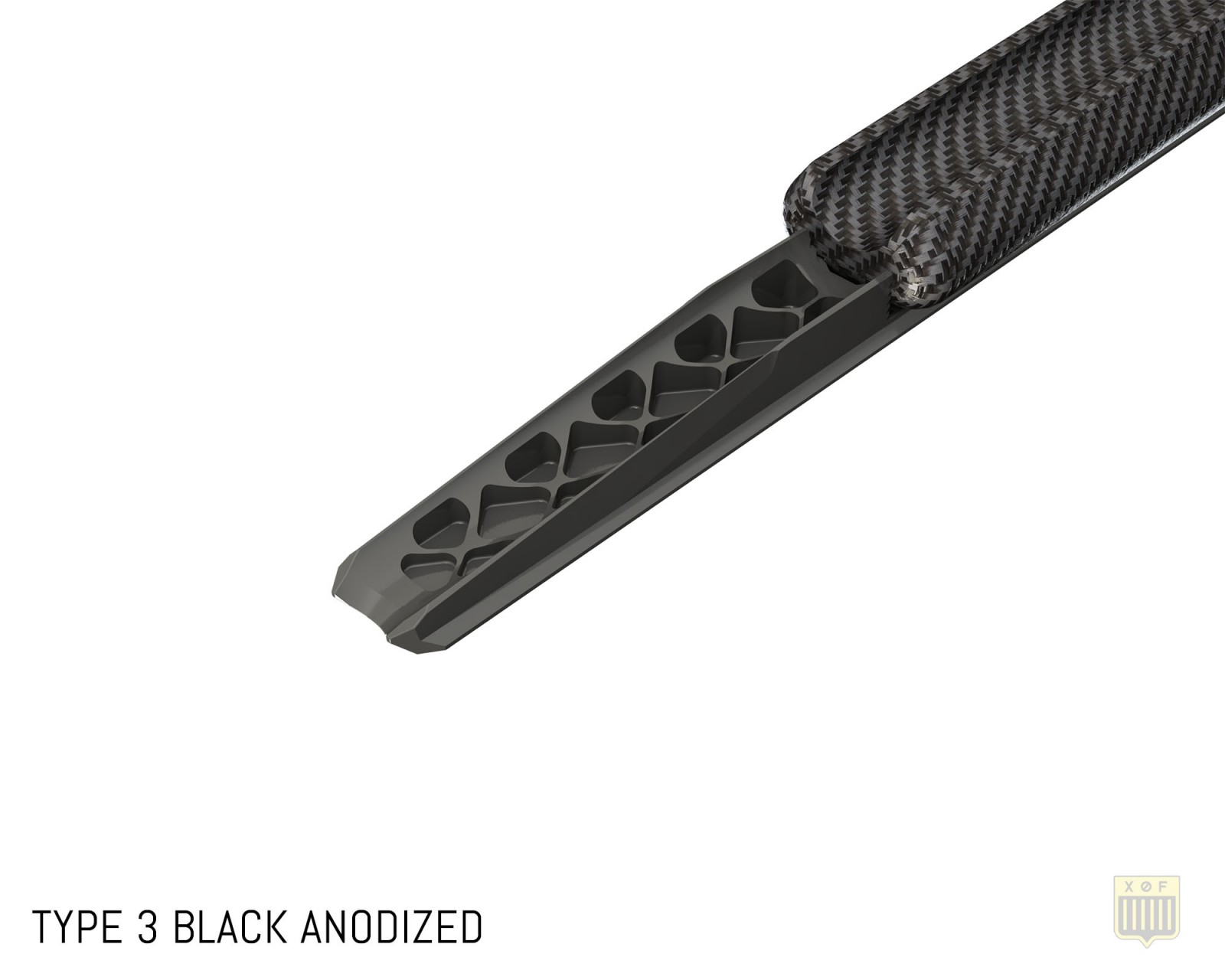 E.R.R. Extended Rifle Rail - Type 3 Black Anodized